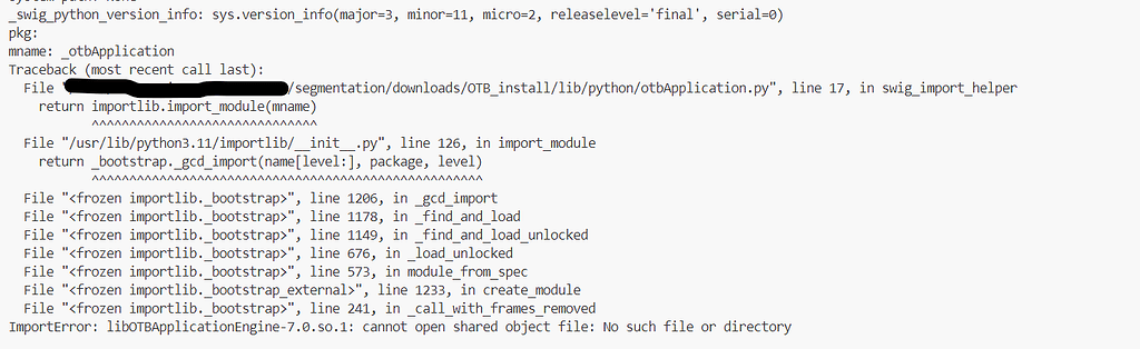 Getting an error while importing otbApplication - OTB Usage - Orfeo ... Getting an error while importing otbApplication - OTB Usage - Orfeo ...